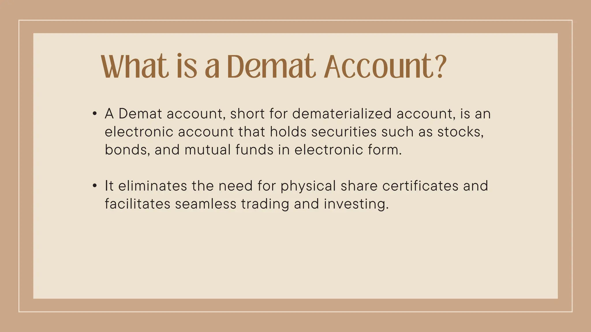 Unlocking Investment Potential: Top 10 Demat Accounts in India | PPTX