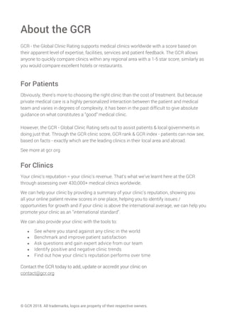 Thailand: TOP 10 Dental Clinics in 2018 (English Speaking) | PDF