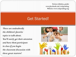 Top 10 discussion starters for children | PDF