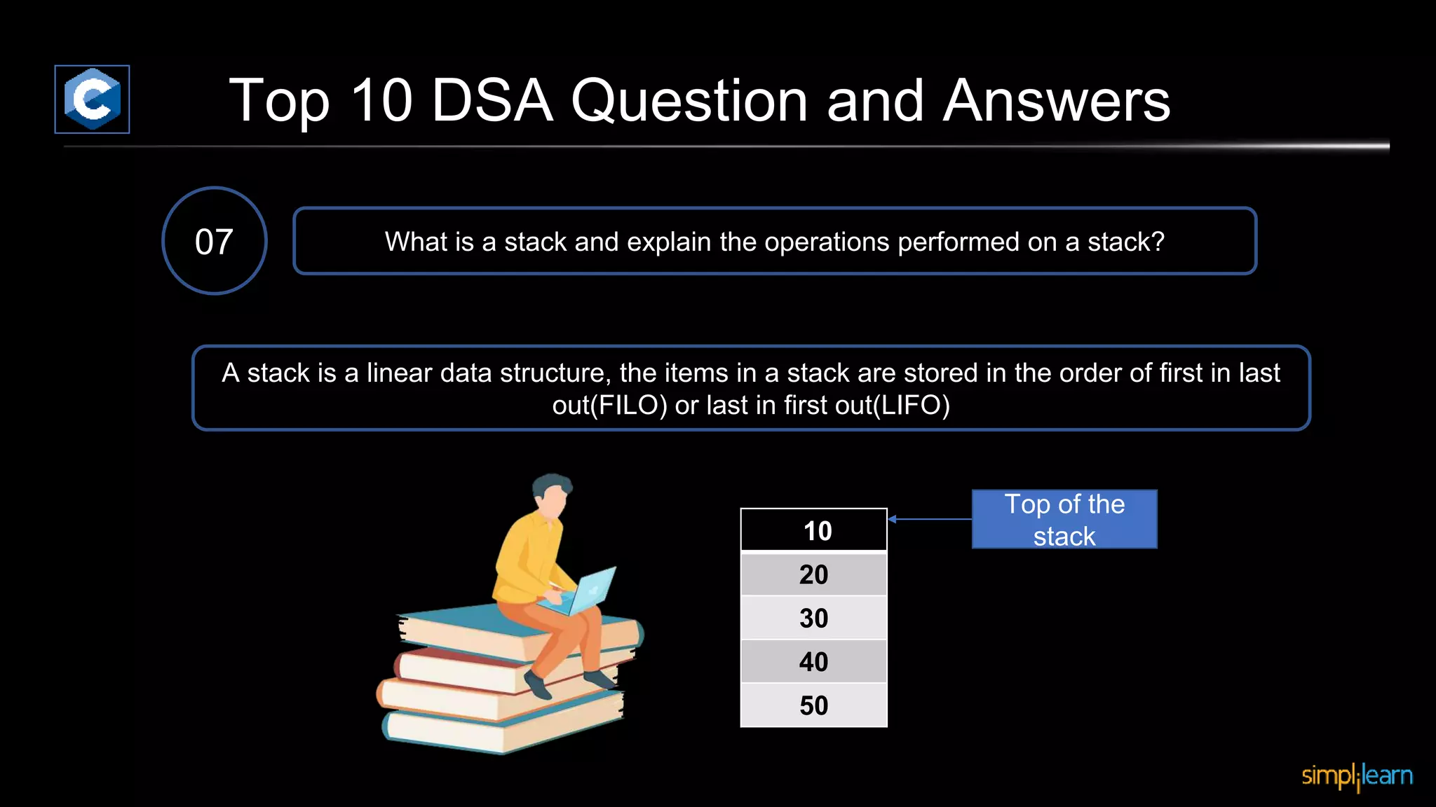 Top 10 Data Structure Interview Questions And Answers | PPTX