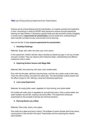 Top 10 Easy Science Experiments for Preschoolers.pdf