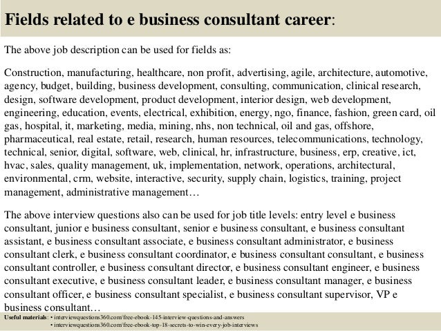 Top 10 E business Consultant Interview Questions And Answers top-10-e-business-consultant-interview-questions-and-answers