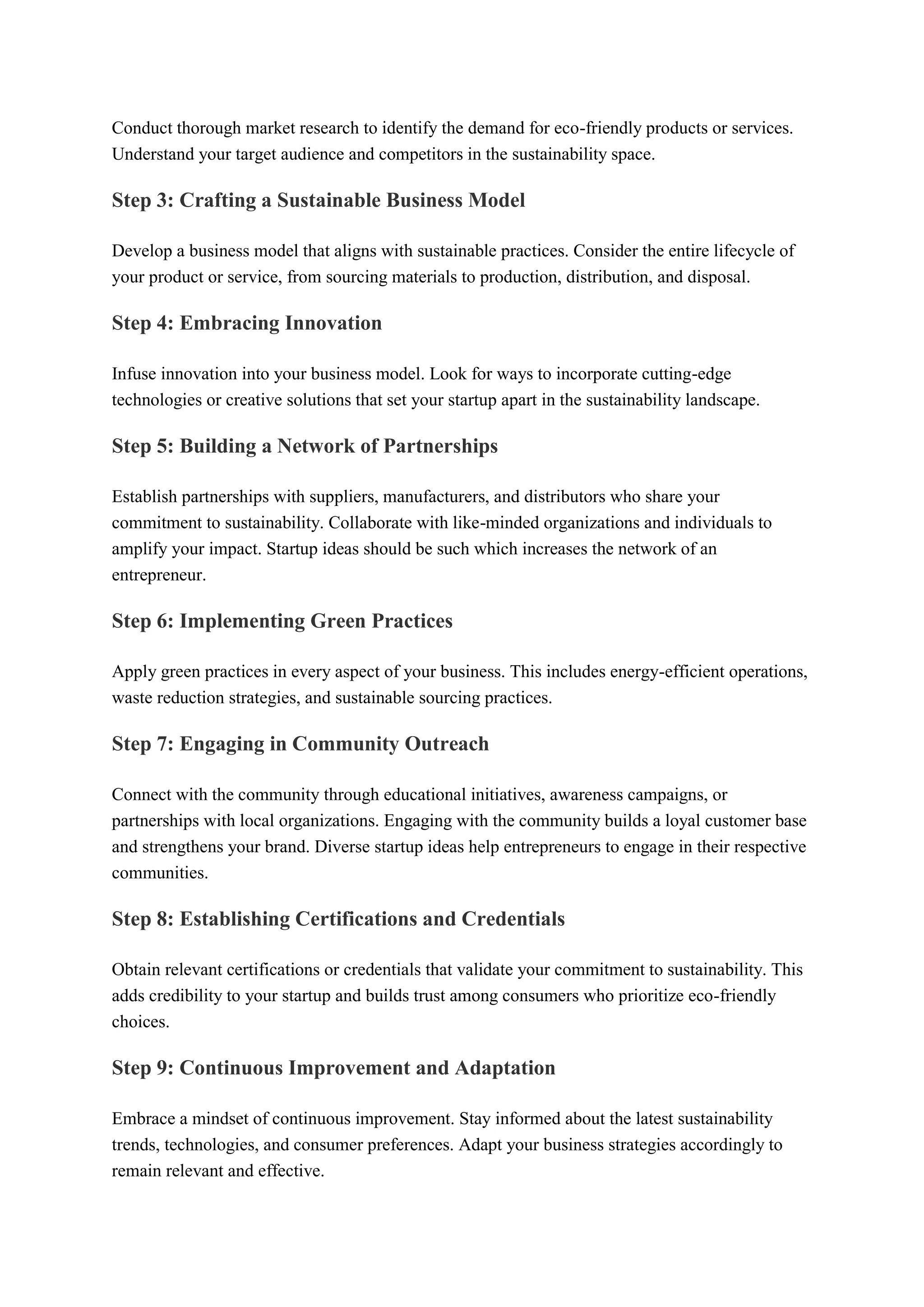 Top 10 Eco-Friendly Sustainable Startup Ideas.pdf | Green Solutions ...