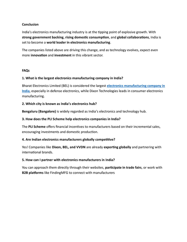 Top 10 Electronics Manufacturing Companies in India 2025.pdf