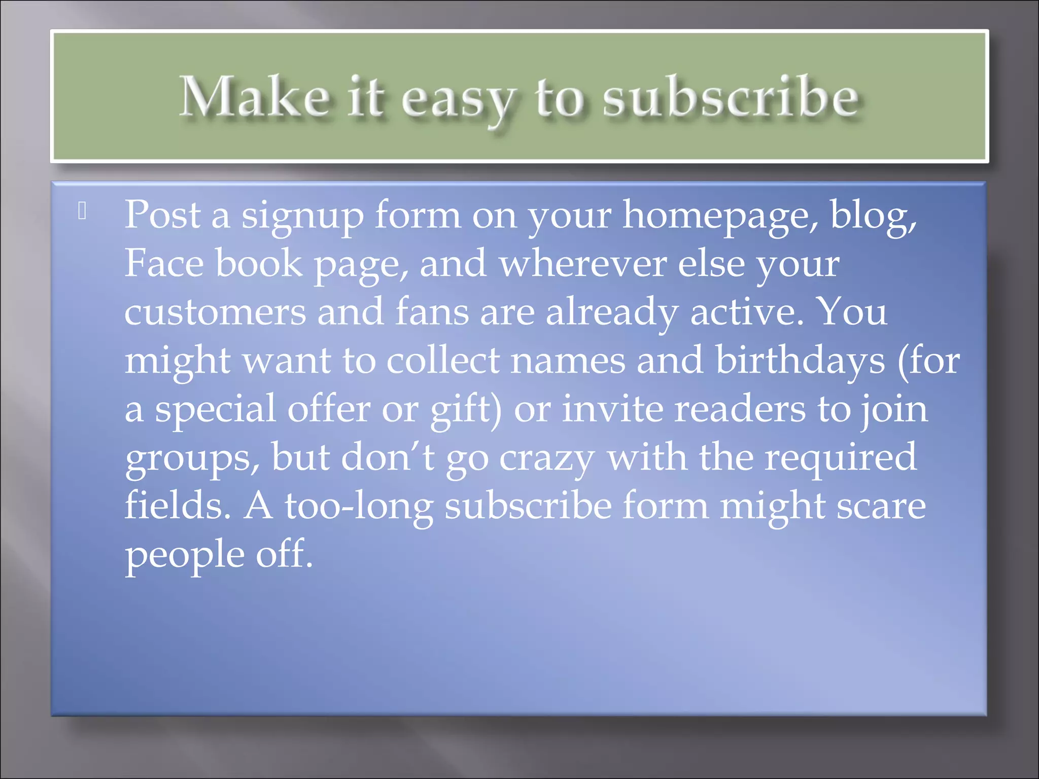 Top 12 email marketing tips | PPT