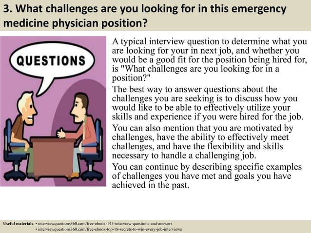 Top 10 emergency medicine physician interview questions and answers | PPTX