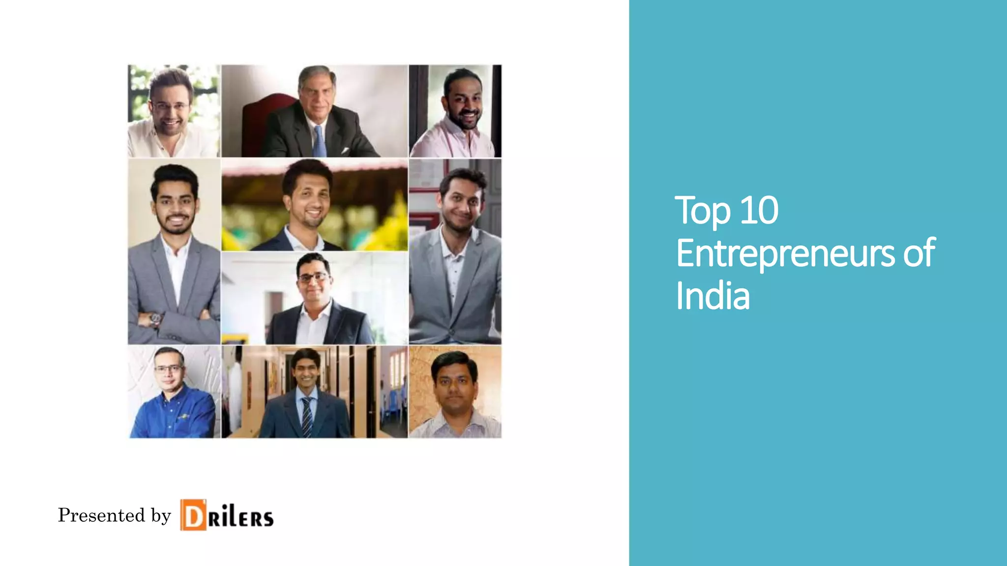 Top 10 entrepreneurs in india | PPTX