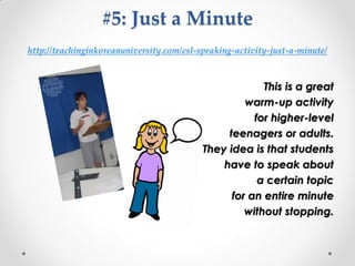 Top 10 esl activities for big classes | PDF