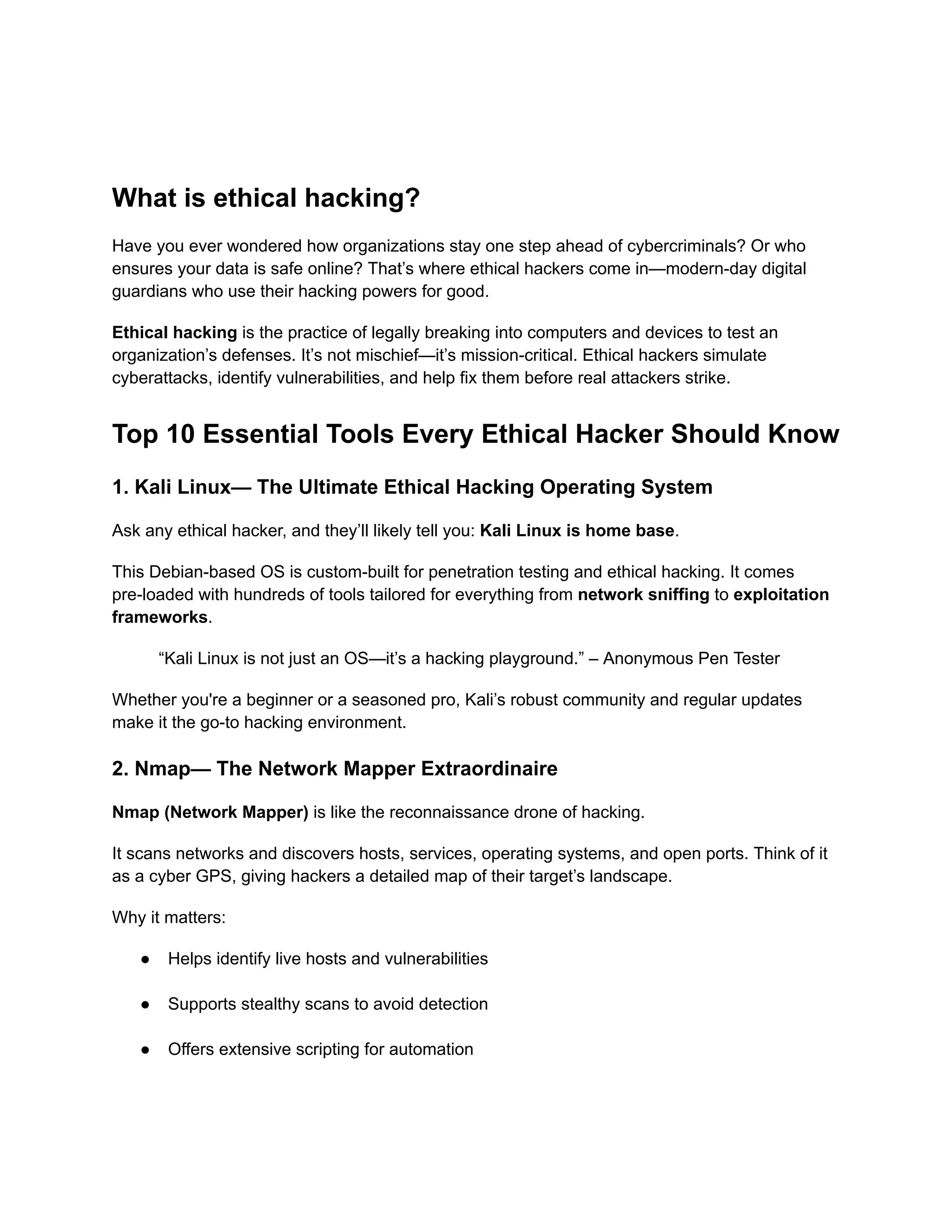 Top 10 Essential Ethical Hacker Tools Everyone Should Know.pdf