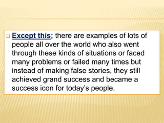 Top 10 Successes based on Common Excuses | PPTX