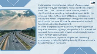 Top 10 Expressways in India updated 2024 | PDF | Asia Travel | Travel ...