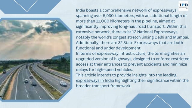 Top 10 Expressways in India updated 2024 | PDF | Asia Travel | Travel ...