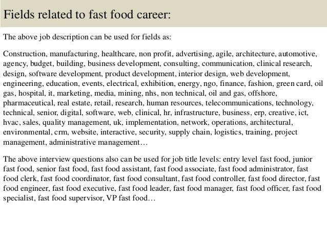 Food Preference Interview