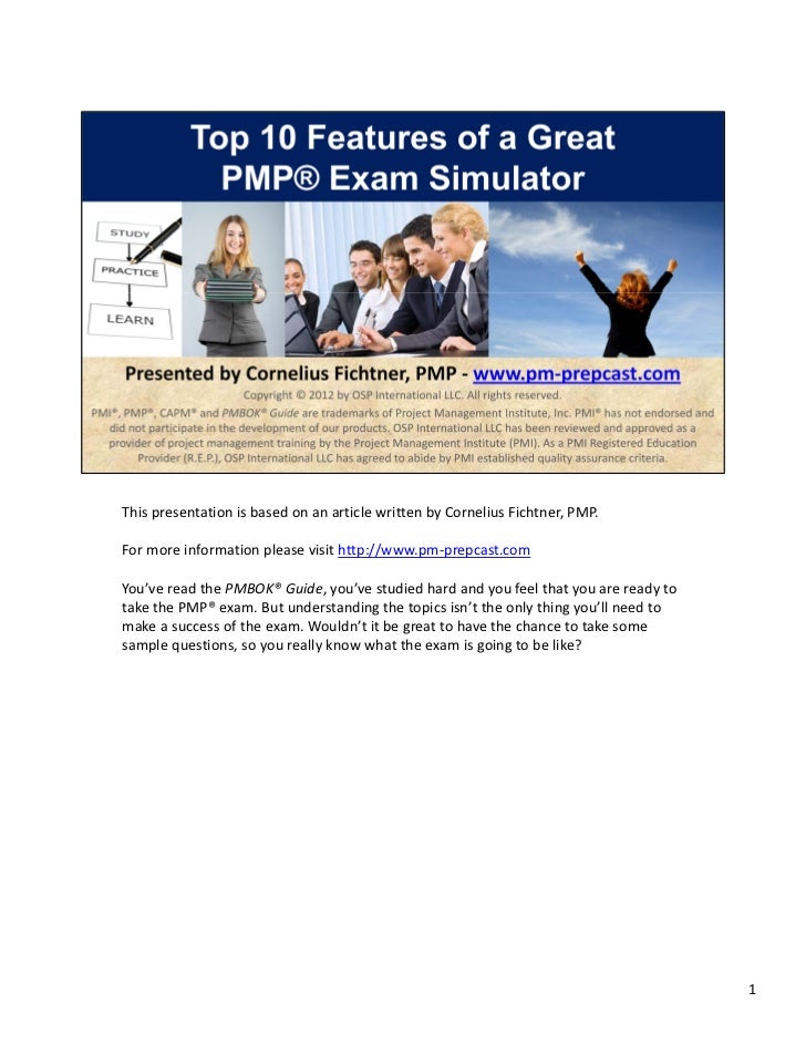 Top best pmp exam simulator - peryevolution