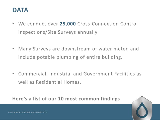 Top 10 Cross-Connection Hazards Threatening Your Drinking Water | PPTX ...