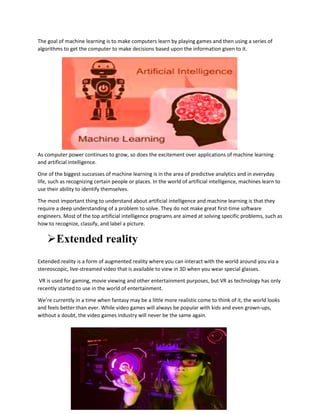 Top 10 Future Technology in 2022.docx | Internet | Computing