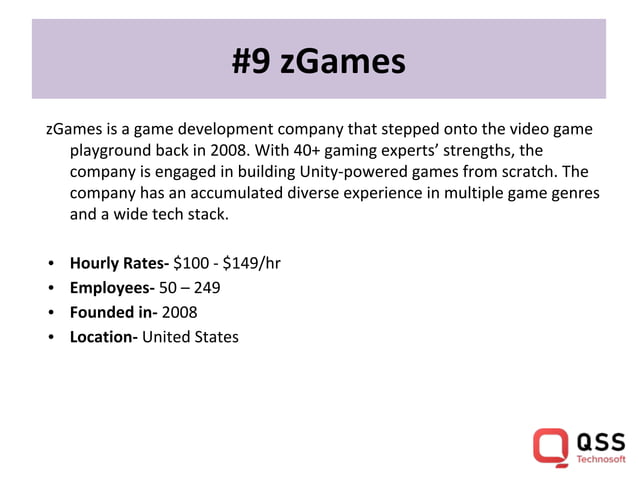 Top 10 game app development companies in 2021 | PPT