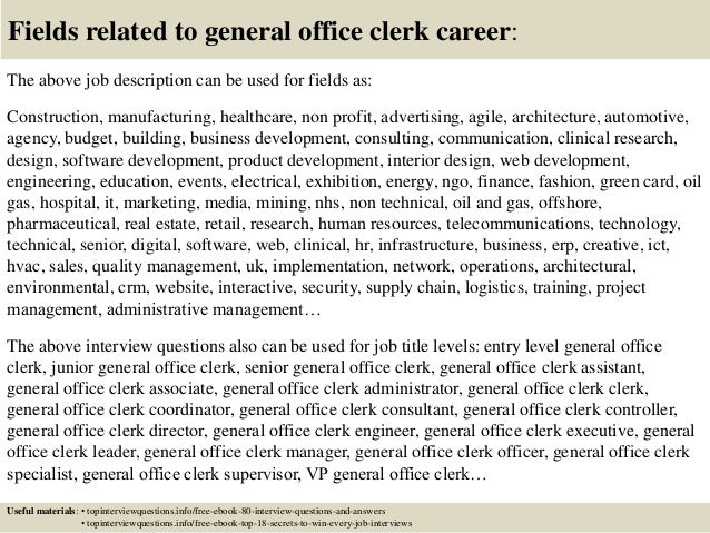Top 10 General office Clerk Interview Questions And Answers top-10-general-office-clerk-interview-questions-and-answers