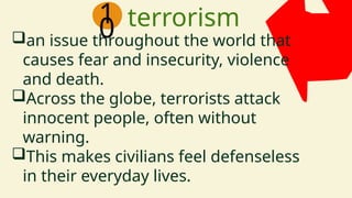 Top 10 Global Issues and Sustainable Development Goals (SDG).pptx