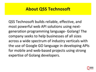 Top 10 Golang Development Companies to Hire in 2021 | PPT