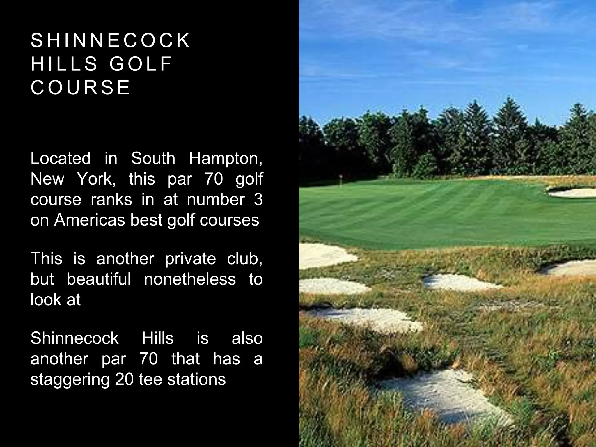 Top 10 Golf Courses in America | PPTX