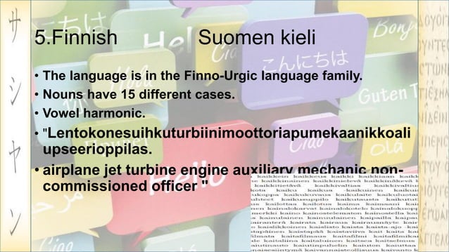 Top 6 hardest languages to learn | PPT