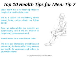 Top 10 health tips for men | PDF