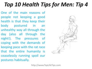 Top 10 health tips for men | PDF