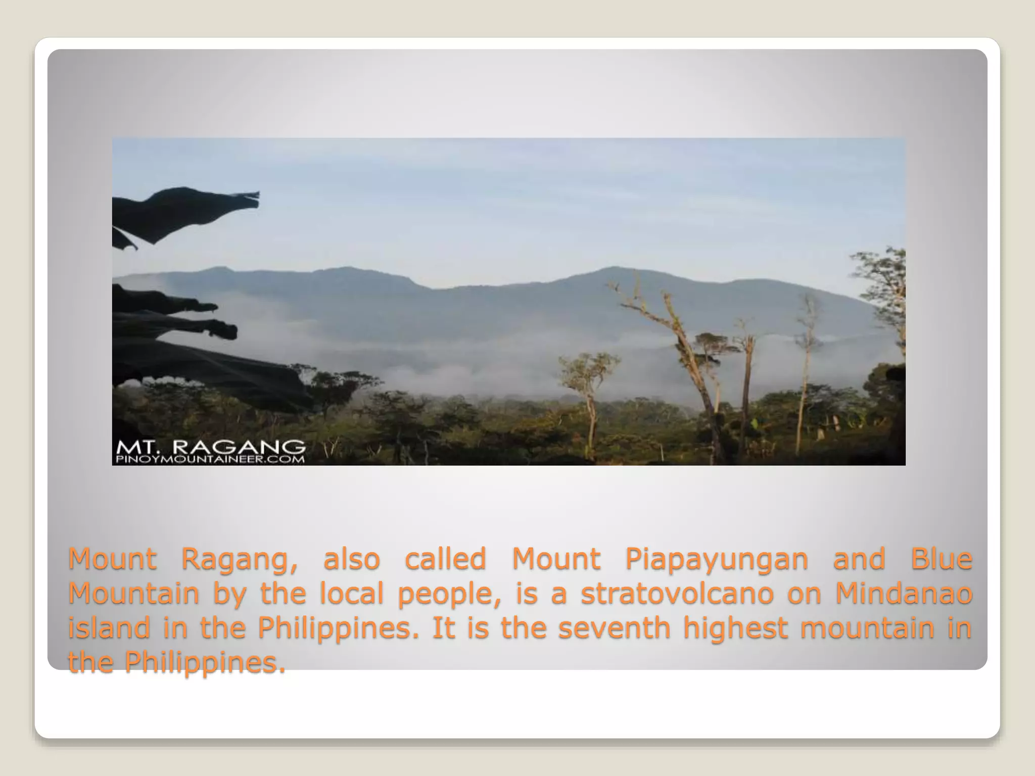 Top 10 highest mountains in the philippines | PPTX