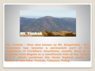 Top 10 highest mountains in the philippines | PPTX