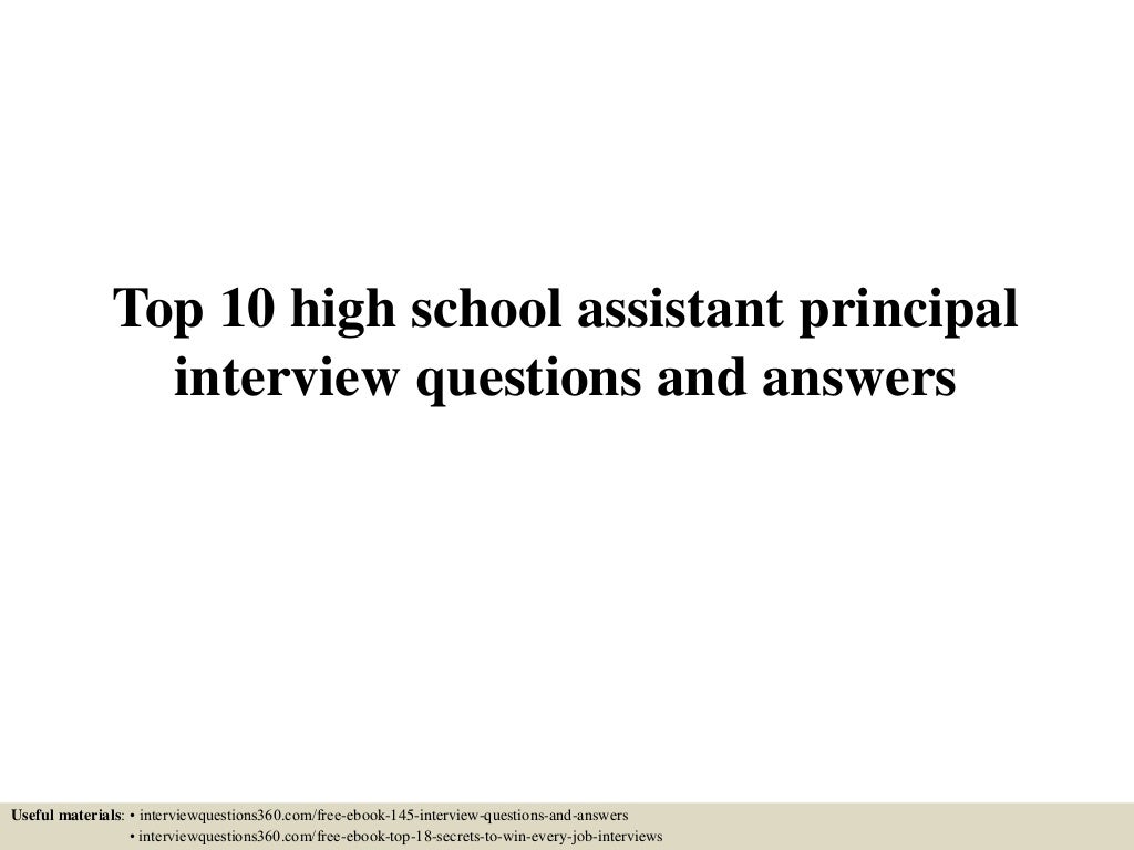 Top 10 High School Assistant Principal Interview Questions And Answers top-10-high-school-assistant-principal-interview-questions-and-answers