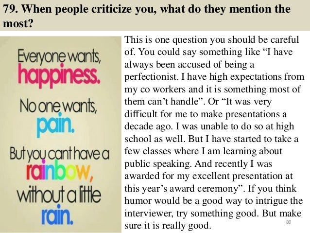 80 high school interview questions with answers