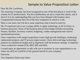 Top 10 home goods cover letter samples | PPTX | Resume Writing and ...