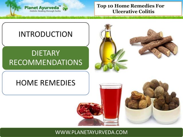 Top 10 home remedies for ulcerative colitis | Manage at Home | PPT