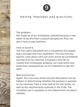 The Top 10 Employee Management Mistakes and How to Avoid Them | PDF