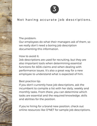 The Top 10 Employee Management Mistakes and How to Avoid Them | PDF