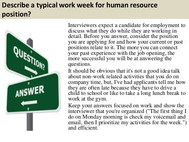 Top 10 human resource interview questions and answers