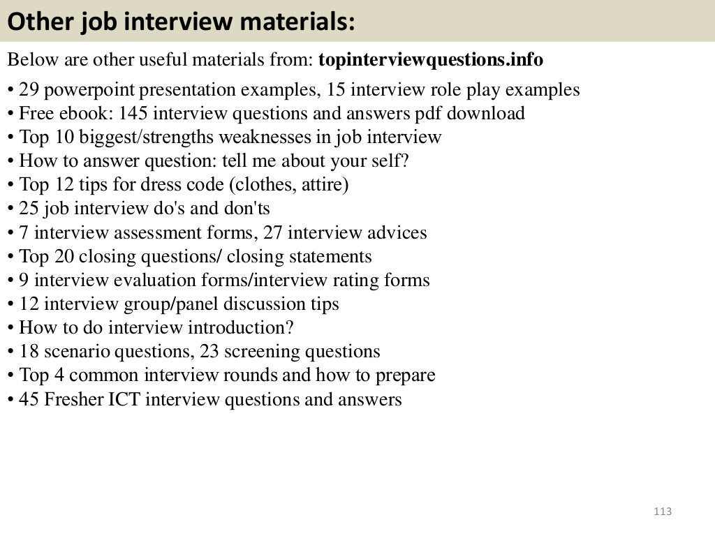 88 ICT Interview Questions And Answers 88-ict-interview-questions-and-answers