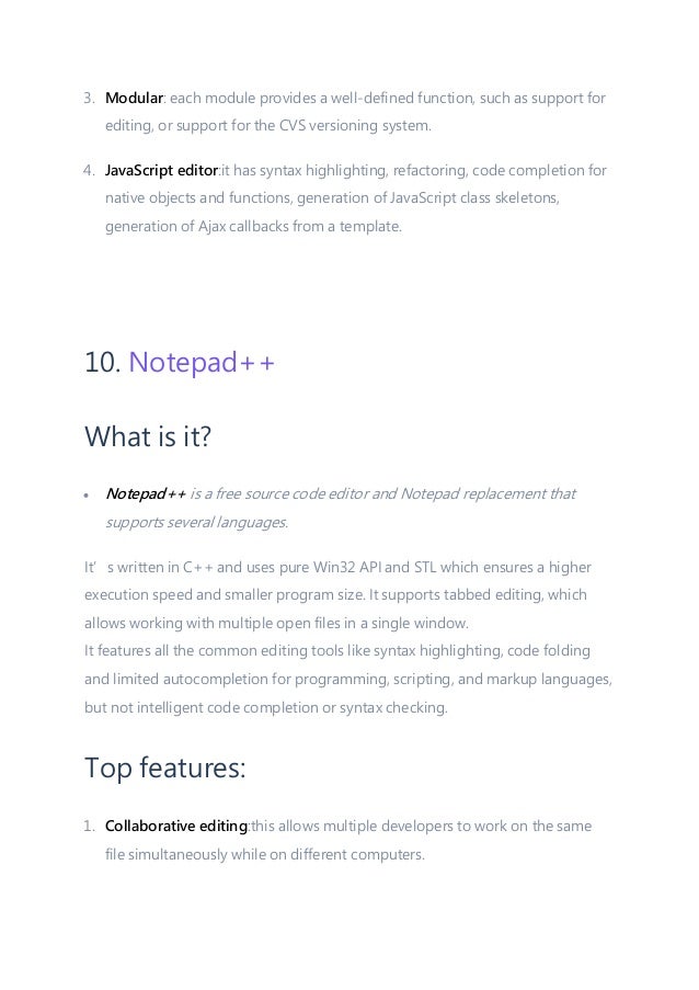 Top 10 IDEs for React.js Developers in 2021 | PDF