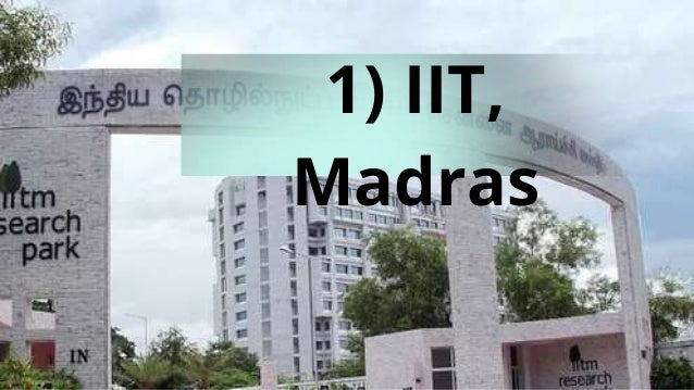 Top 10 Iit Colleges Of India Ppt