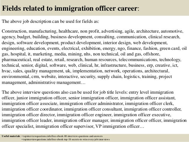 Top 10 immigration officer interview questions and answers Top 10 immigration officer interview questions and answers
