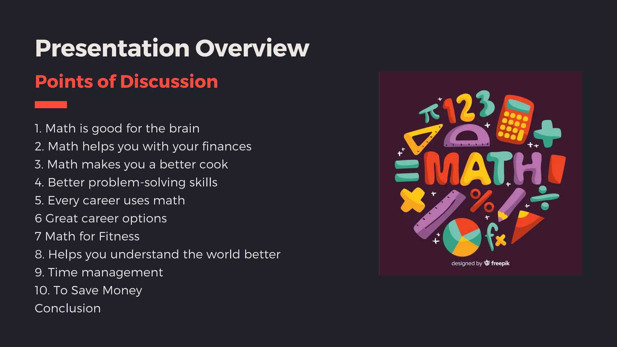 Top 10 importance of mathematics in everyday life | PPTX