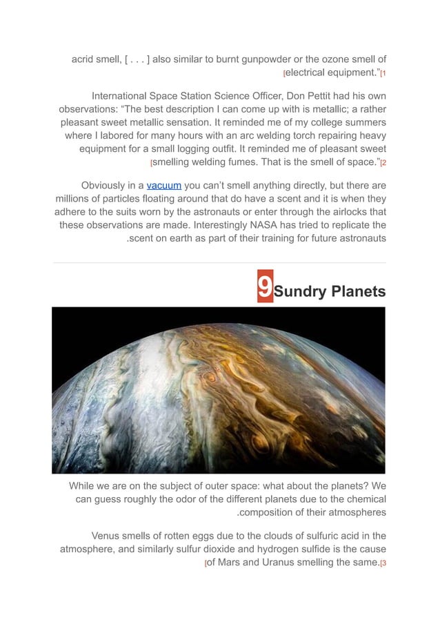 Top 10 incredible smells | PDF | Perfume and Fragrance | Beauty