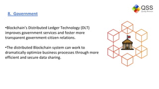 Top 10 industries relying on blockchain technology | PPT