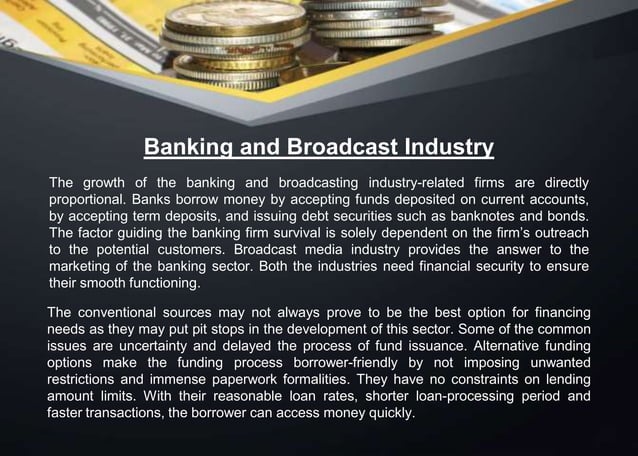 Top 10 Industries That Need Alternative Funding | PPT