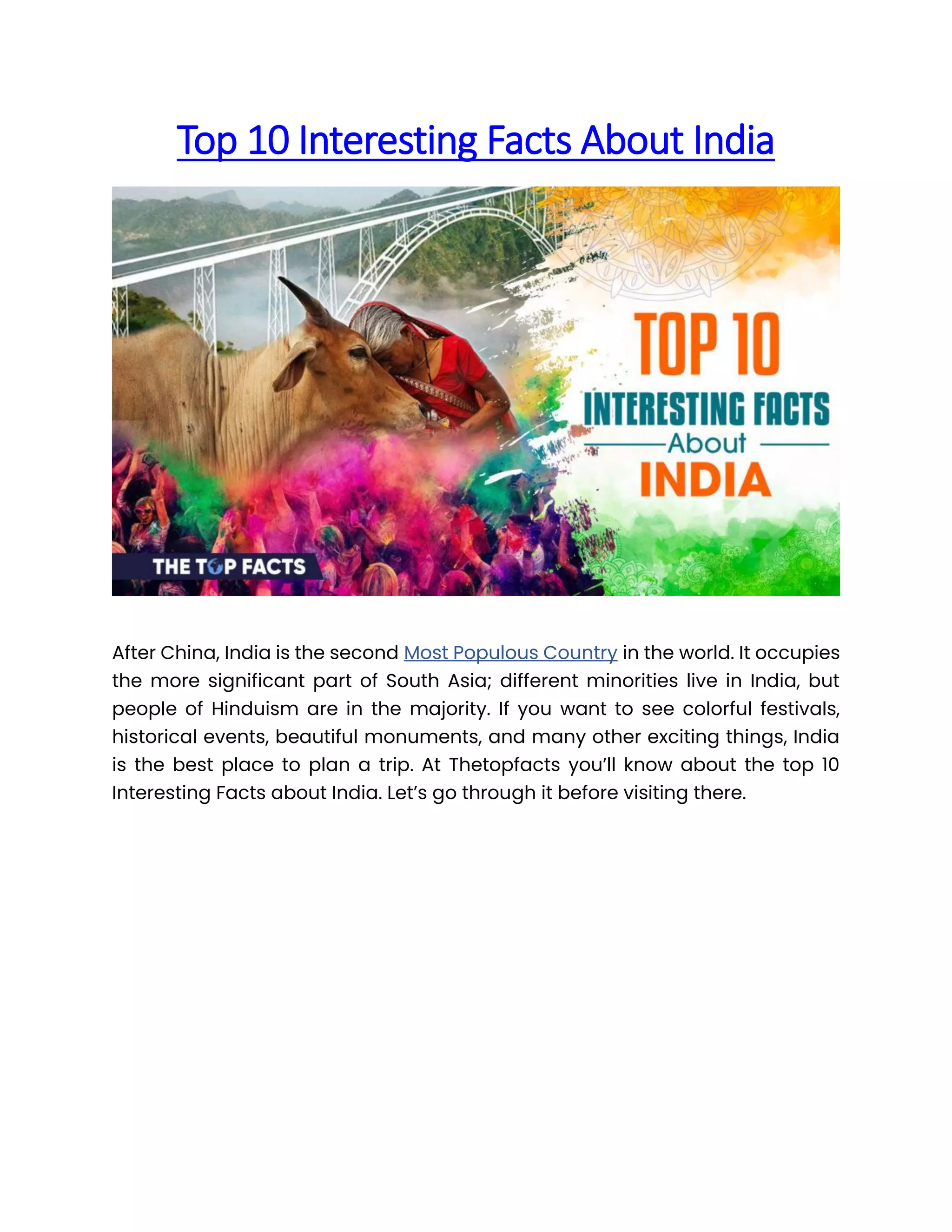 Top 10 Interesting Facts About India.pdf