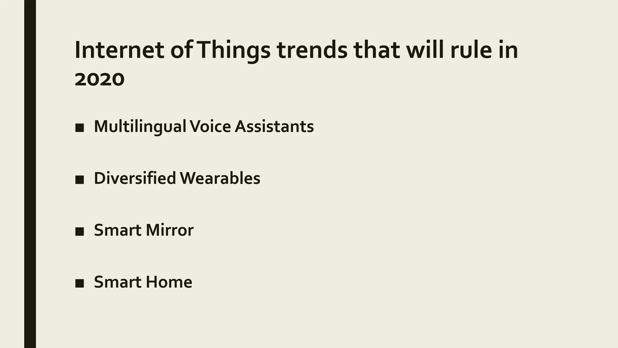 Top 10 internet of things trends that will rule in 2020 | PPT