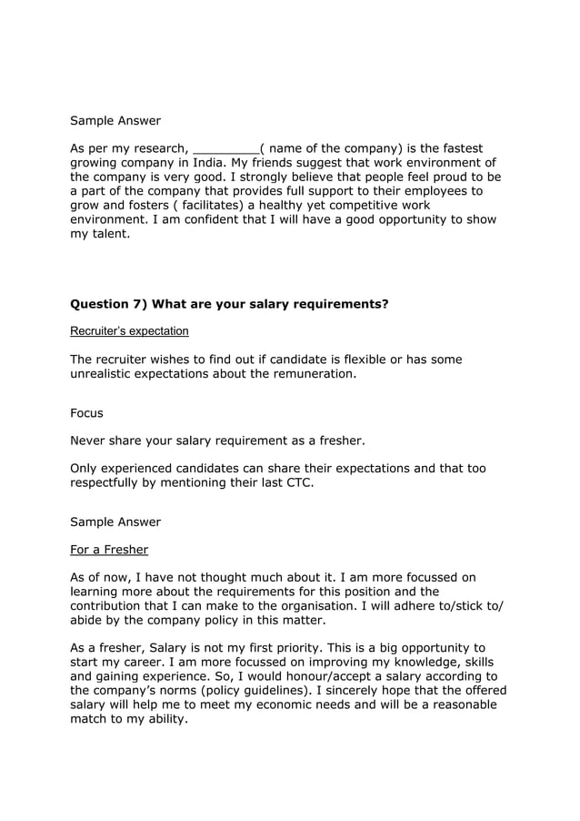 Top 10 Interview Qandams Pdf 