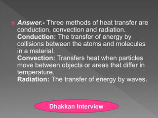 Top 10 interview question with answer for automobile | PPTX