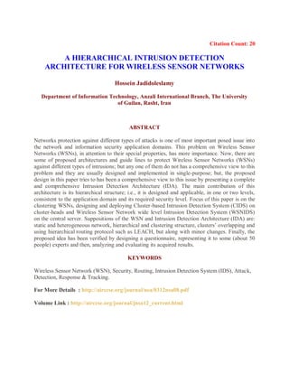 Top 10 intrusion detection system papes | PDF